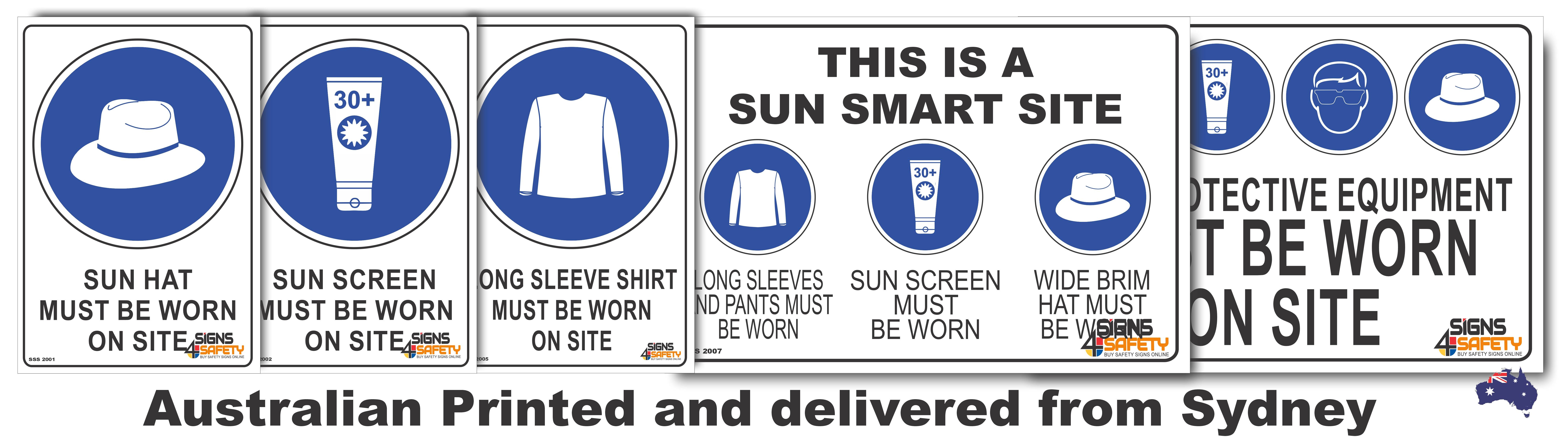 Australian Safety Signs - Sun Safety Signs – Signs4Safety