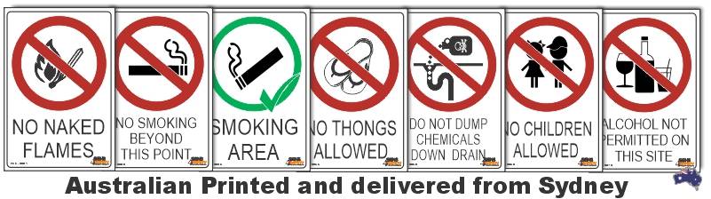 Australian Safety Signs - Prohibition Safety Signs – Signs4Safety