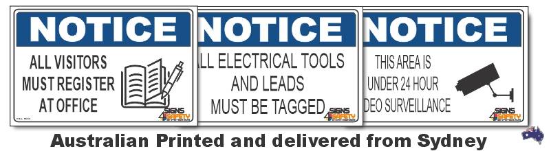 Signs4Safety All Australian Safety Signs custom made in Sydney