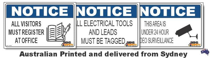 Signs4Safety All Australian Safety Signs custom made in Sydney