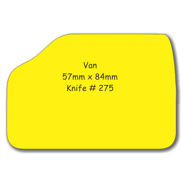 Tradie & Transport Fridge Magnets - 57 x 84 Van – Signs4Safety