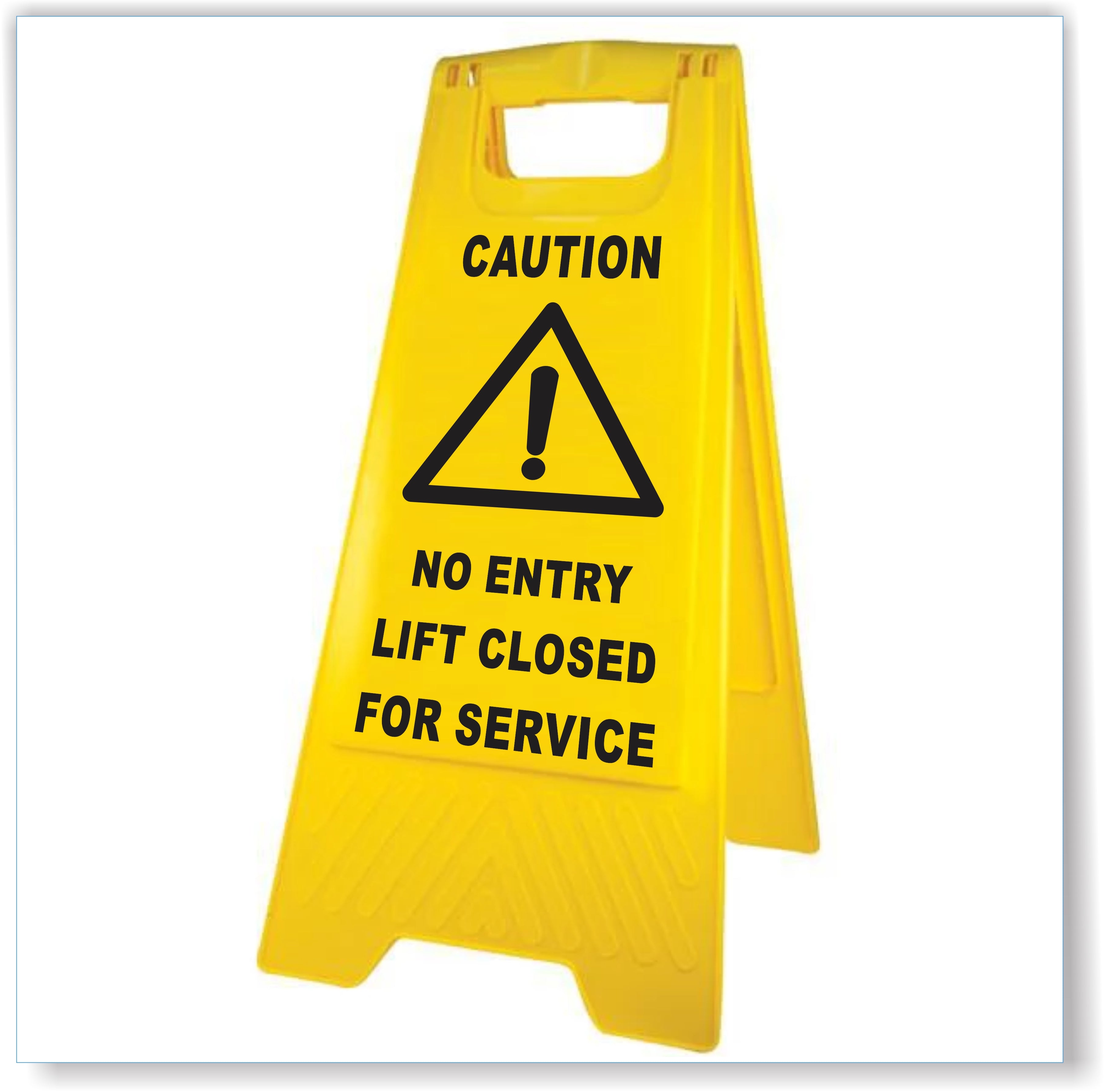 Caution - No Entry - Lift Closed For Service A-Frame – Signs4Safety