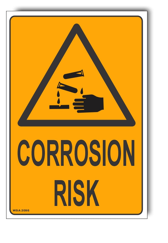 Corrosion Risk Warning Sign – Signs4Safety