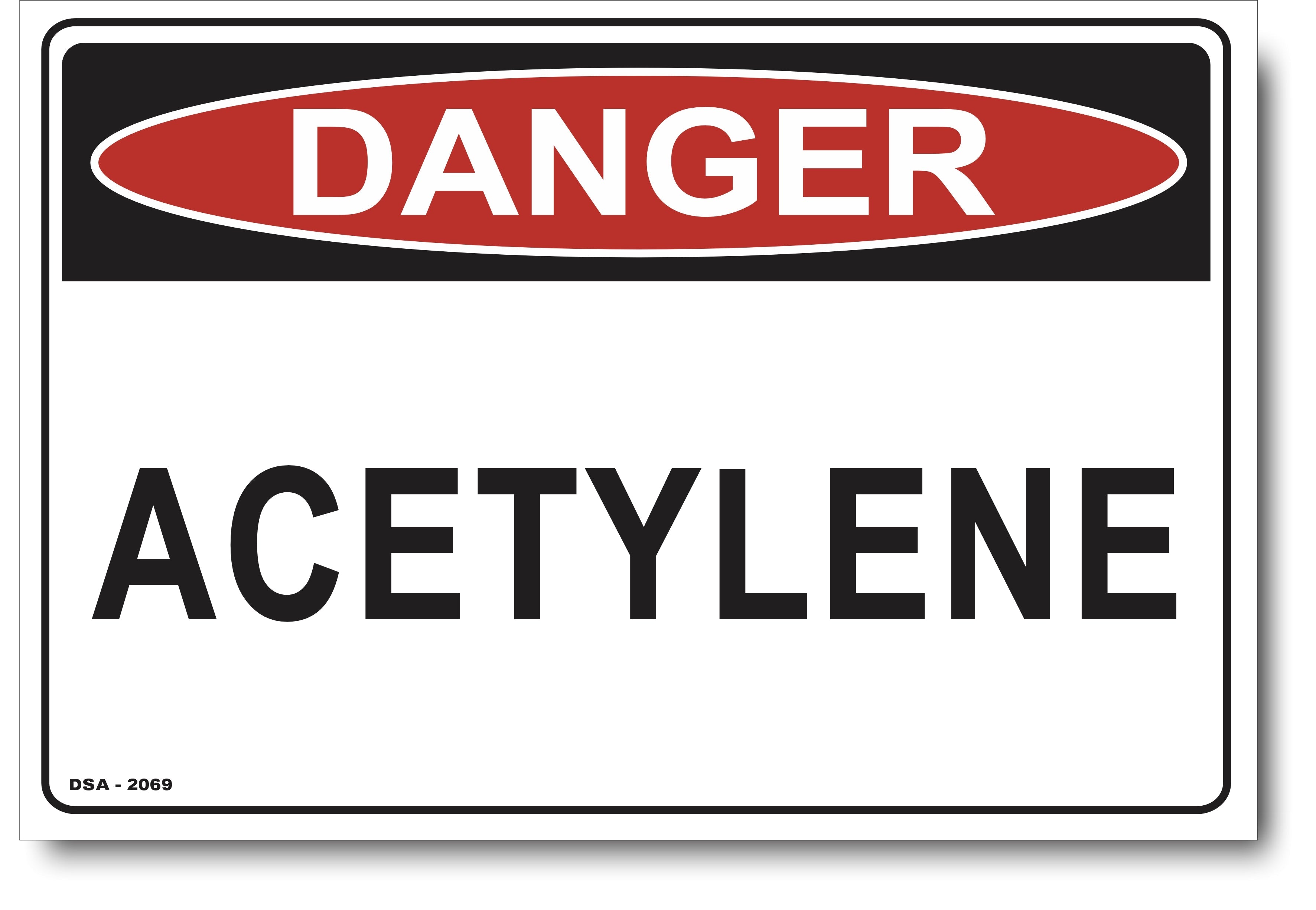 Danger Acetylene Sign – Signs4Safety
