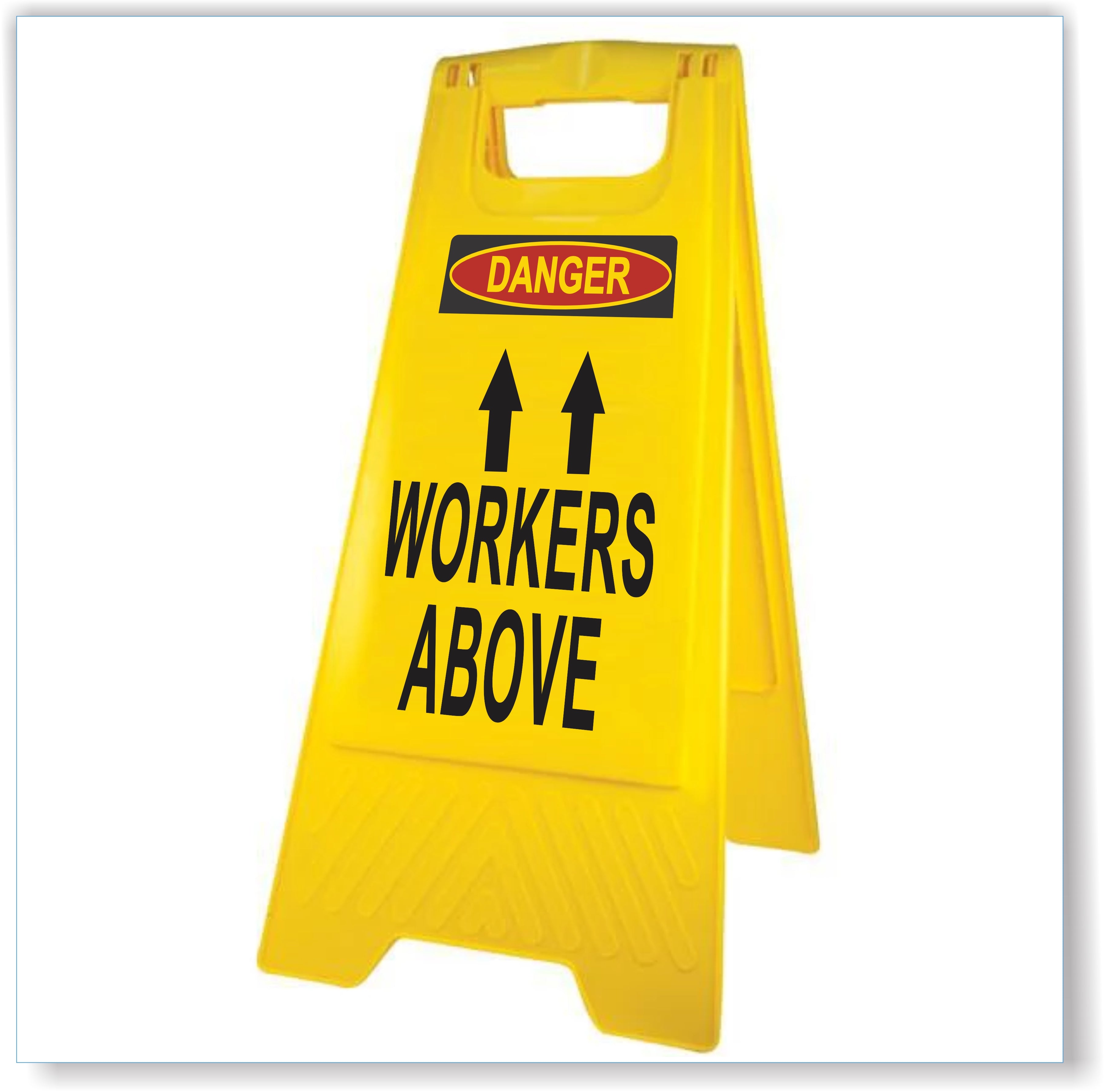 Danger - Workers Above A-Frame – Signs4Safety