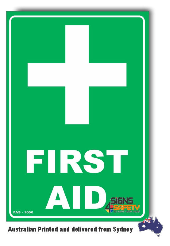 First Aid Sign - First Aid Safety – Signs4Safety