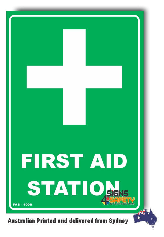 First Aid Station Sign – Signs4Safety
