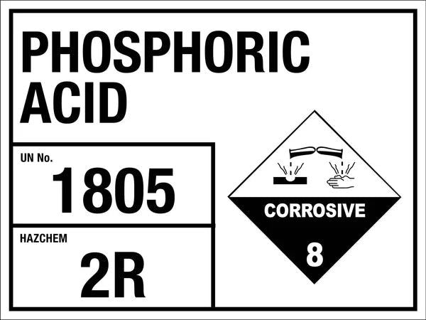 Phosphoric Acid 1805 2R Sign – Signs4Safety