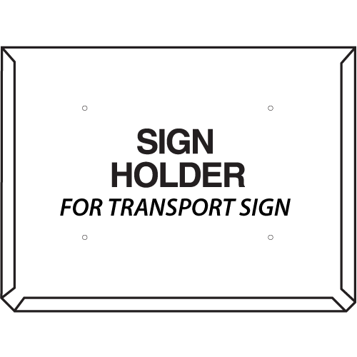 Placard Holder for 800x600mm Hazmat Truck Placards – Signs4Safety
