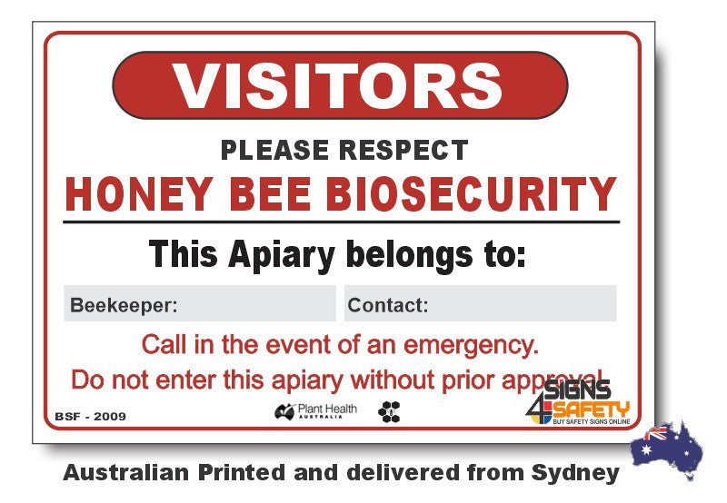 Australian Biosecurity Safety Signs| Signs4Safety