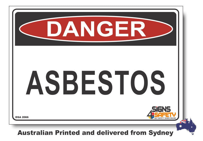 Danger Asbestos Sign – Signs4Safety
