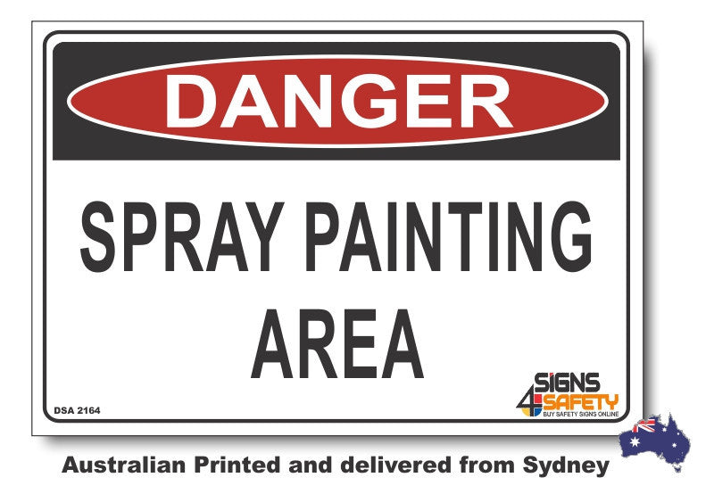 Danger Spray Painting Area Sign – Signs4Safety